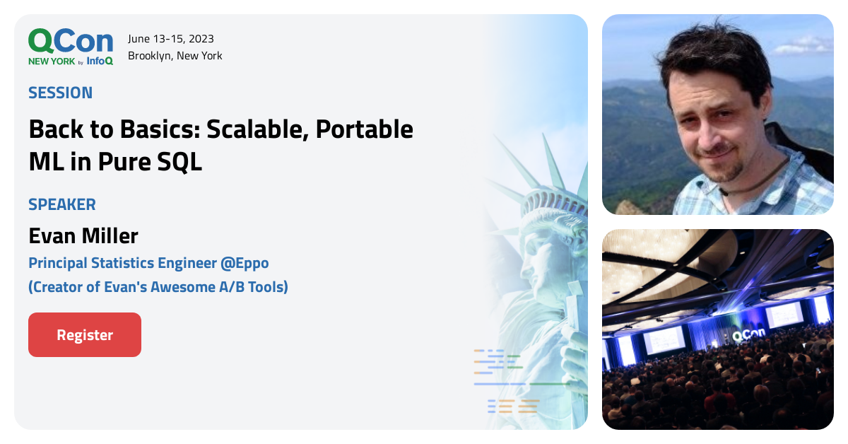 QCon New York 2023 | Back to Basics: Scalable, Portable ML in Pure SQL